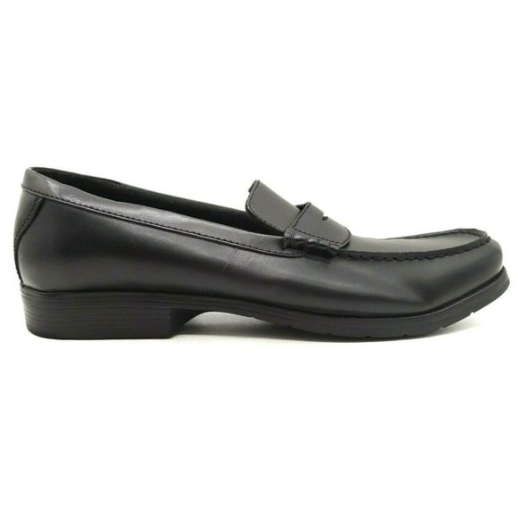 Bostonian | Shoes | Bostonian Lites Black Leather Slip On Penny Loafers ...